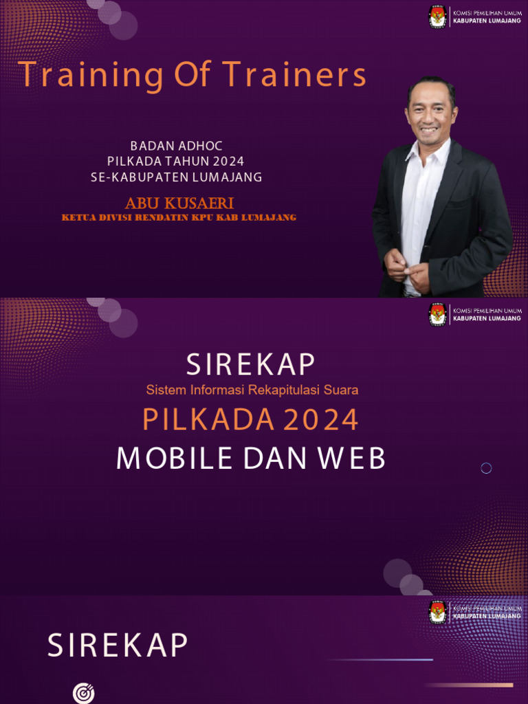 Materi Sirekap | PDF | Komputer | Teknologi & Rekayasa