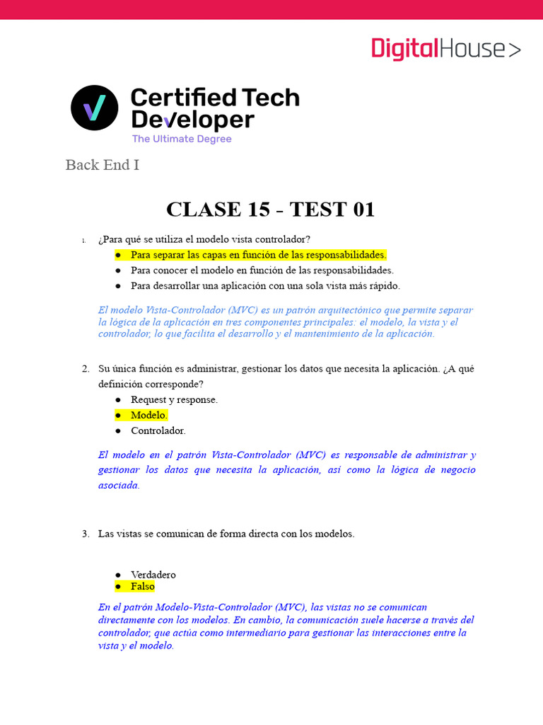 Introducción al Modelo MVC | PDF | Informática
