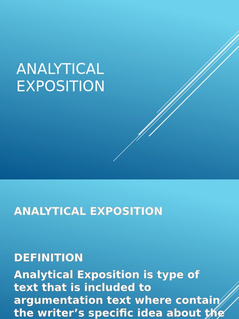 Understanding Analytical Exposition Texts | PDF | Argument | Reason