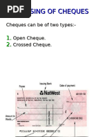 Types of Cheque Crossings Explained | PDF | Negotiable Instrument | Cheque
