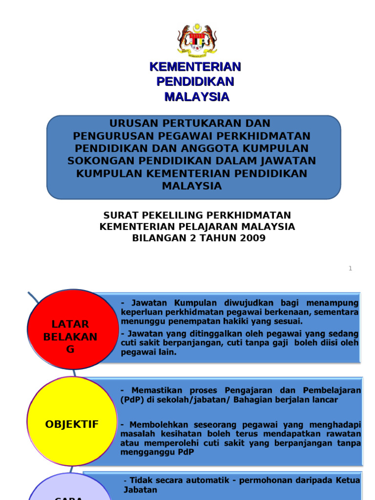 BPSM KPM - Taklimat Jawatan Kumpulan | PDF