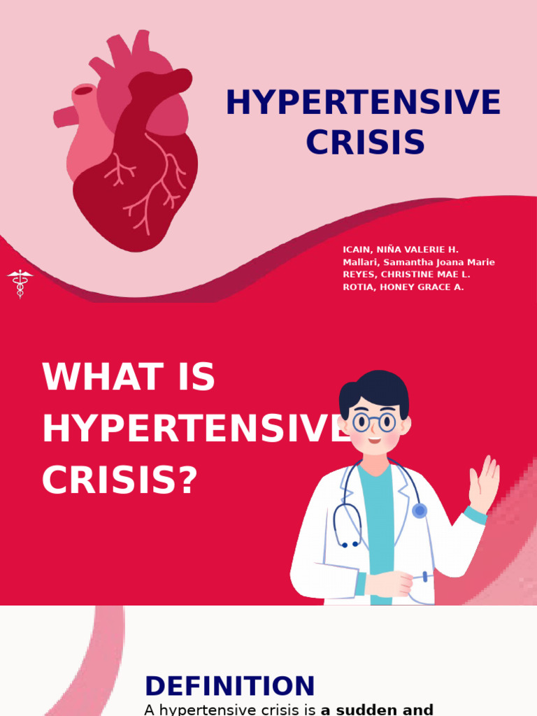 Hypertensive Crisis | PDF | Hypertension | Blood Pressure