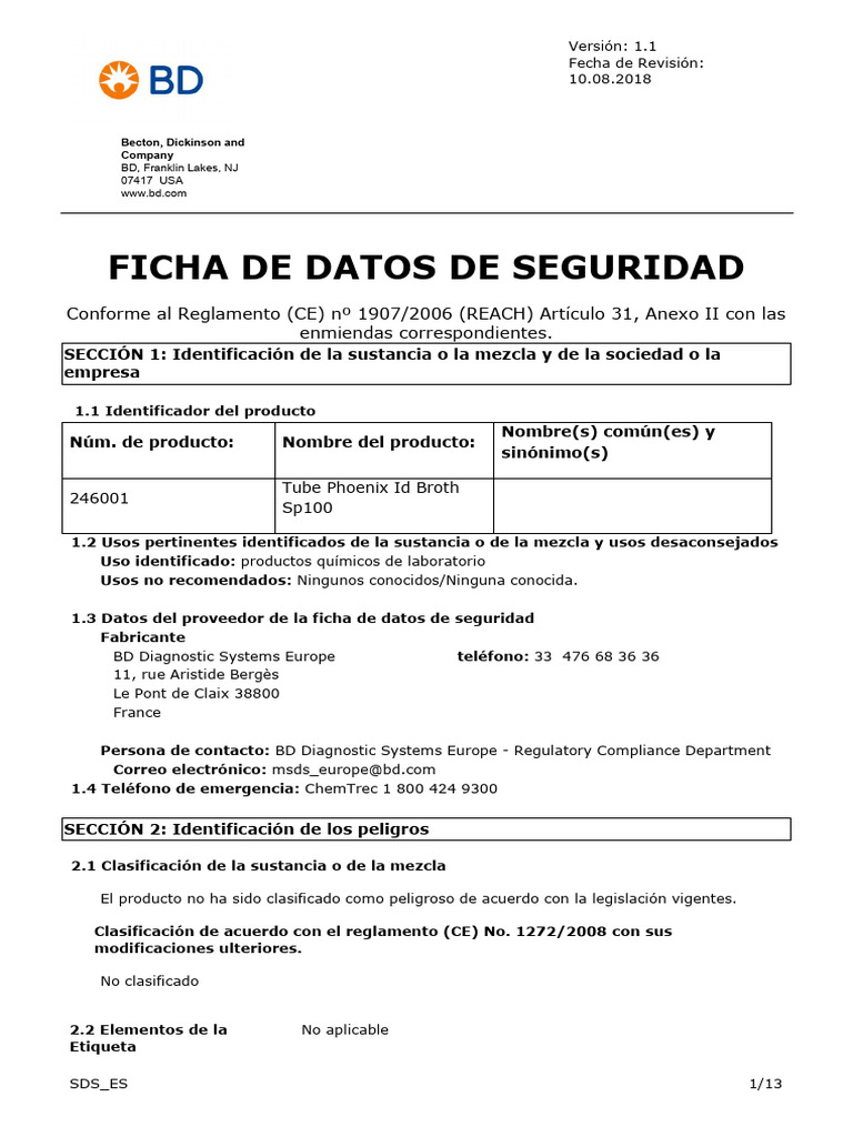 ID Broth | PDF | Química