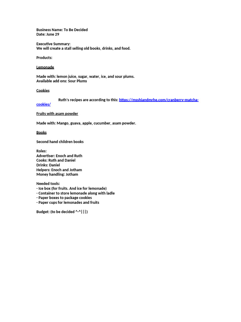 Stalls Stuff | PDF | Cooking, Food & Wine