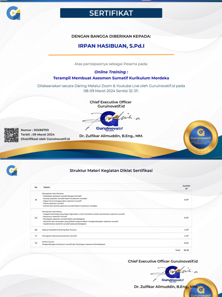 File Sertifikat Event - GI Academy #26 - Terampil Membuat Asesmen Sumatif Kurikulum Merdeka ...