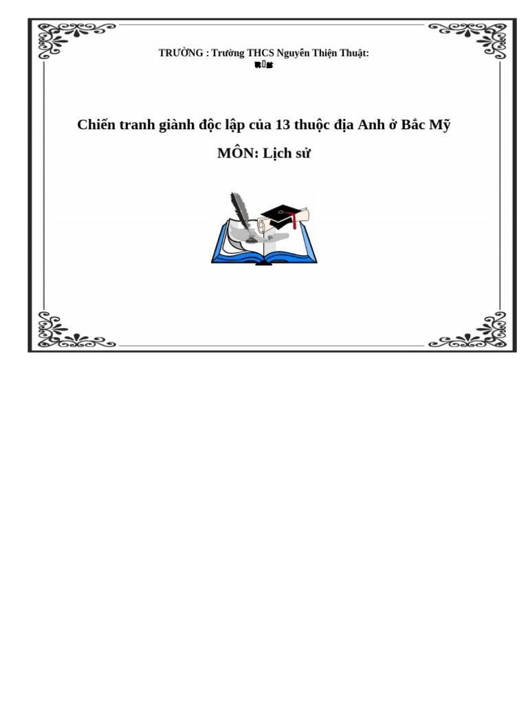 Mau Bia Giao An Ngang Cap Tieu Hoc | PDF