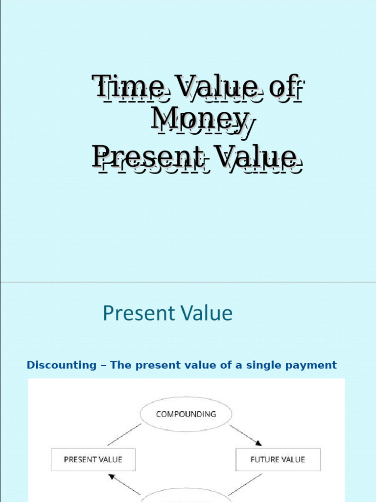 2 TVM Present Value CL2 | PDF | Present Value | Interest