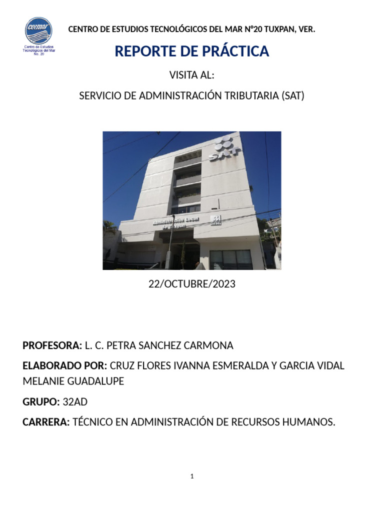 Reporte de La Primera Practica Moduloii | PDF | Impuestos | Economias