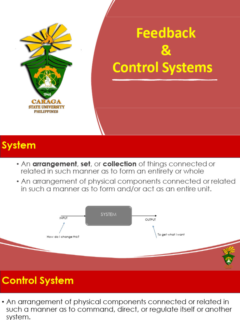 ECE 104 Lec 1 1st Sem 2024 2025 | PDF | System | Feedback