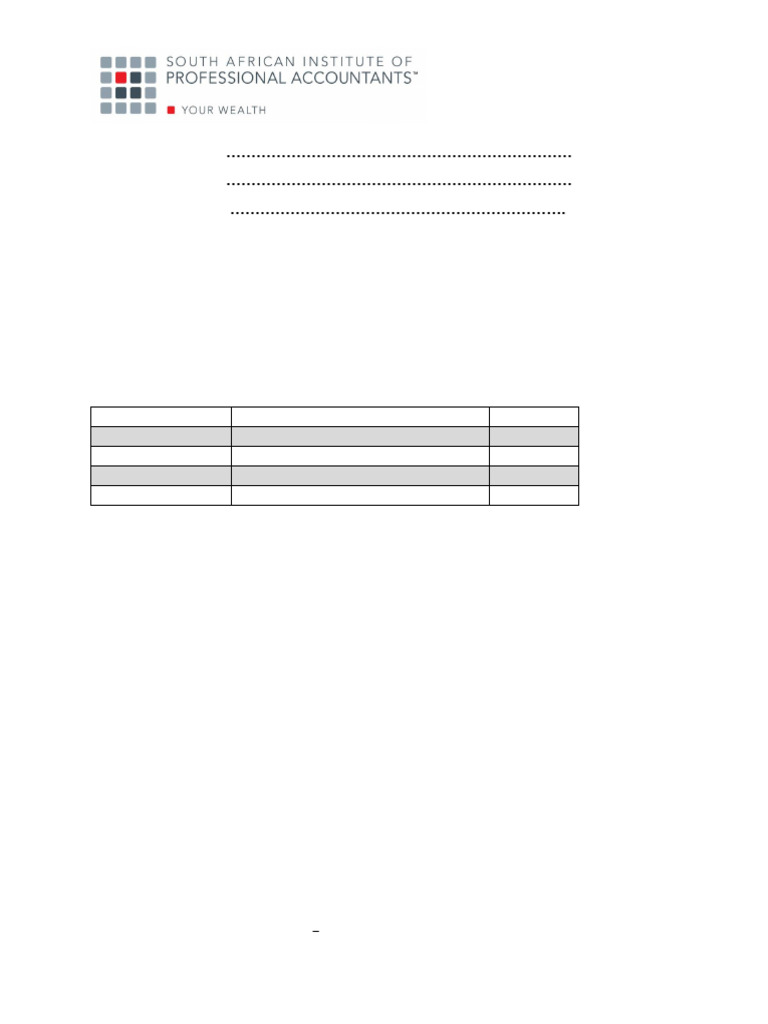 SAIPA PE Exam June 2023 Overview | PDF | Dividend | Value Added Tax