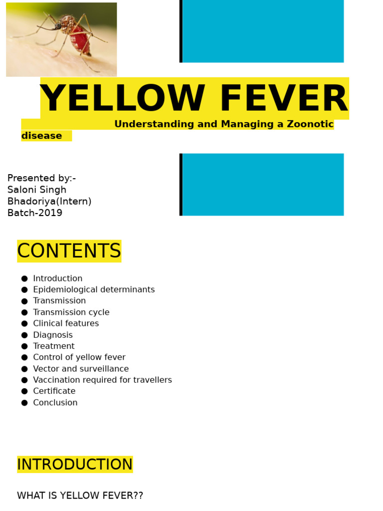 Untitled Presentation | PDF | Yellow Fever | Infection