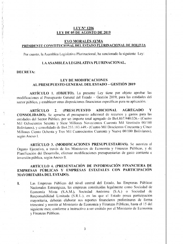 Ley 1206 | PDF