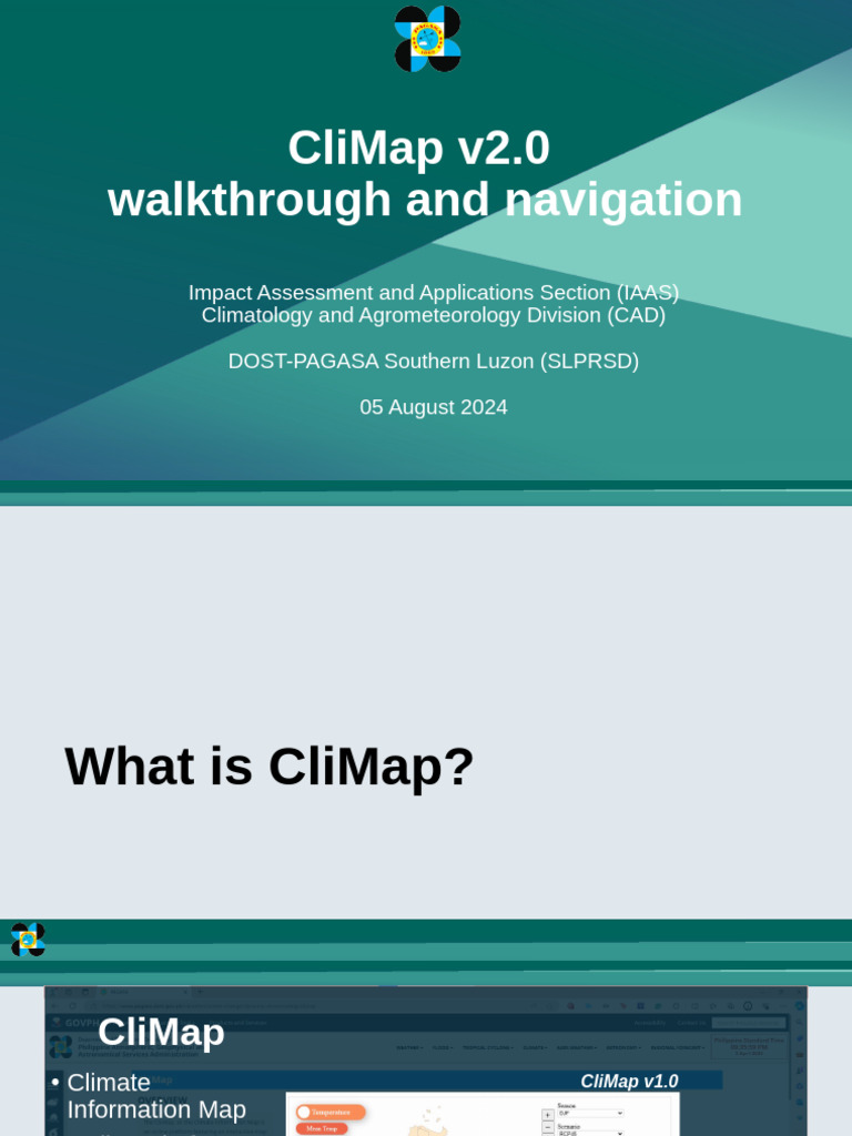 CliMap v2.0 User Guide | PDF