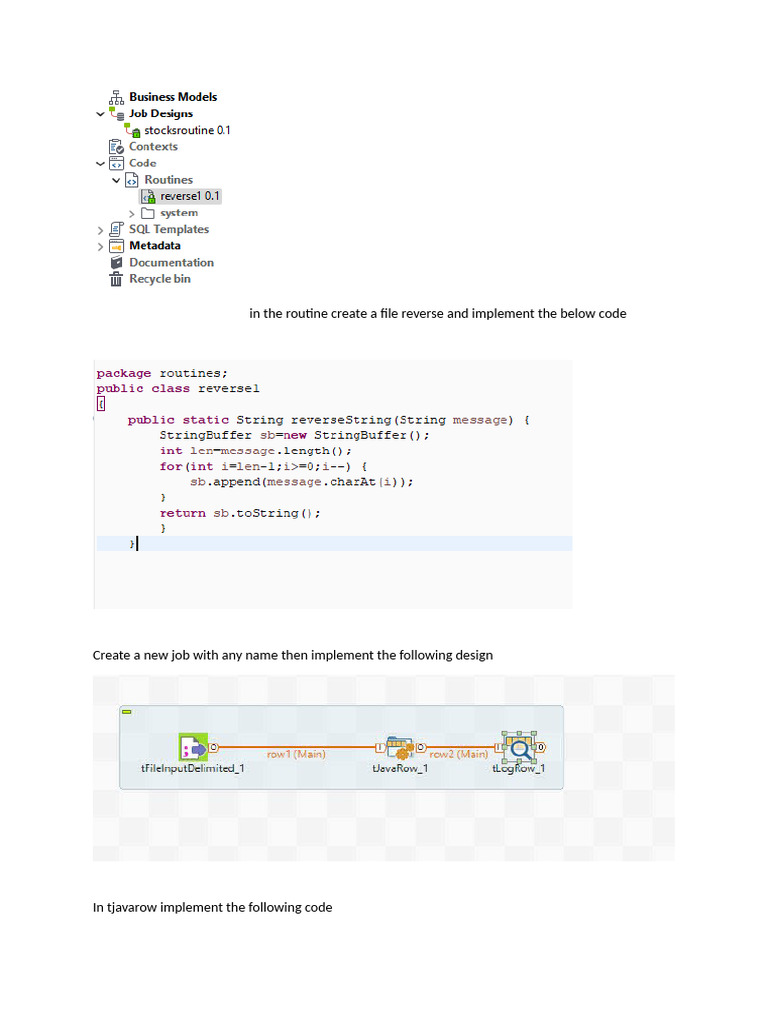 In The Routine Create A File Reverse and Implement The Below Code | PDF