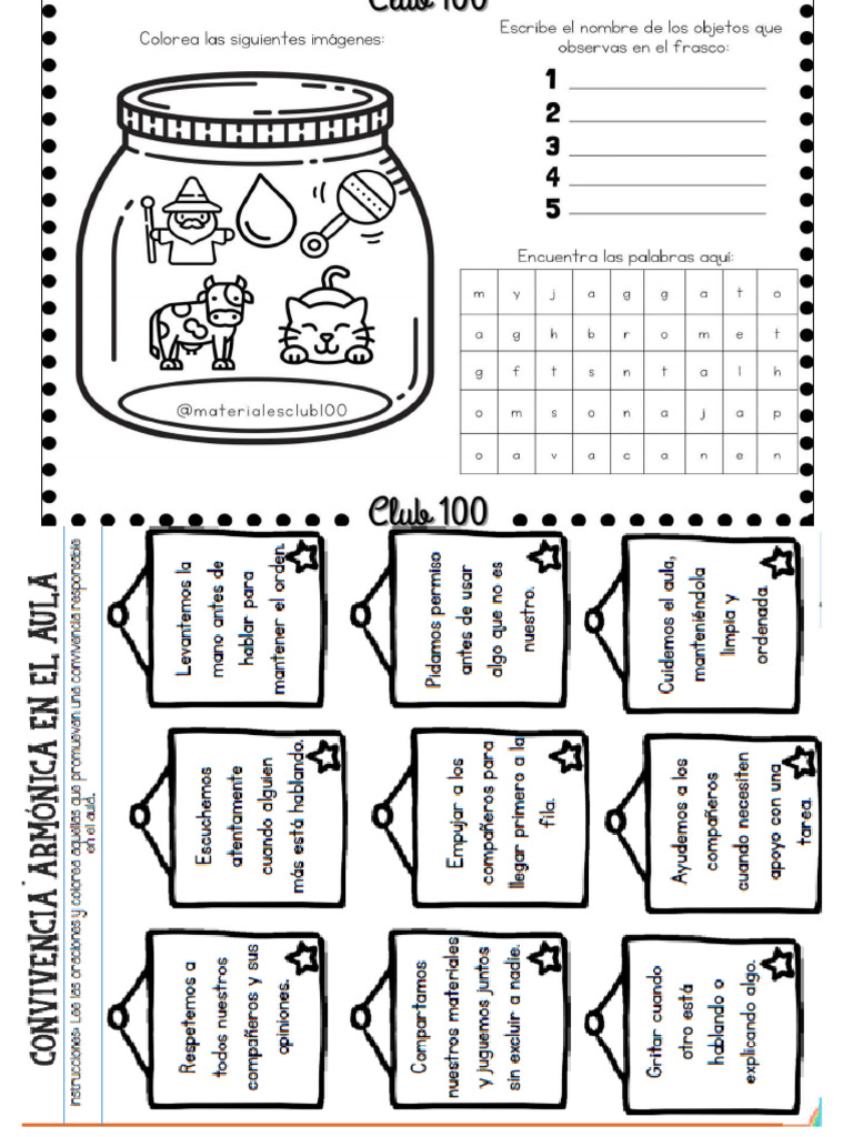 Actividades Lunes 30 de Septiembre | PDF