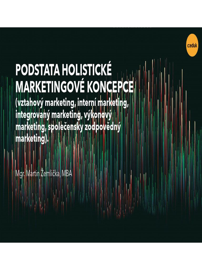 Podstata Holistické Marketingové Koncepce | PDF