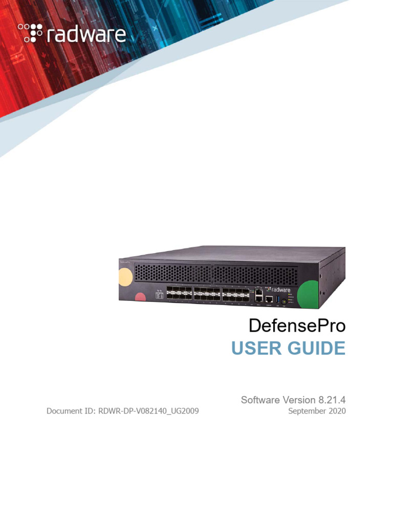 DefensePro v8-21!4!0 User Guide | PDF | Fuse (Electrical) | Ac Power Plugs And Sockets