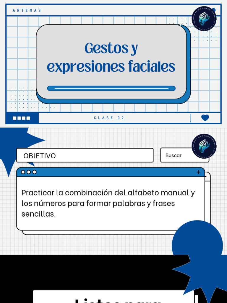 CLASE 02 - Gestos y Expresiones Faciales | PDF