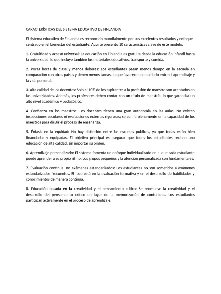 Mod. Educ - FINLANDIA | PDF