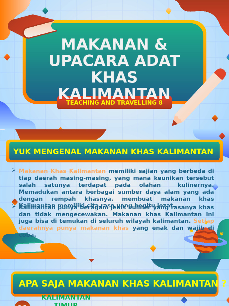 Kuliner dan Upacara Adat Kalimantan | PDF