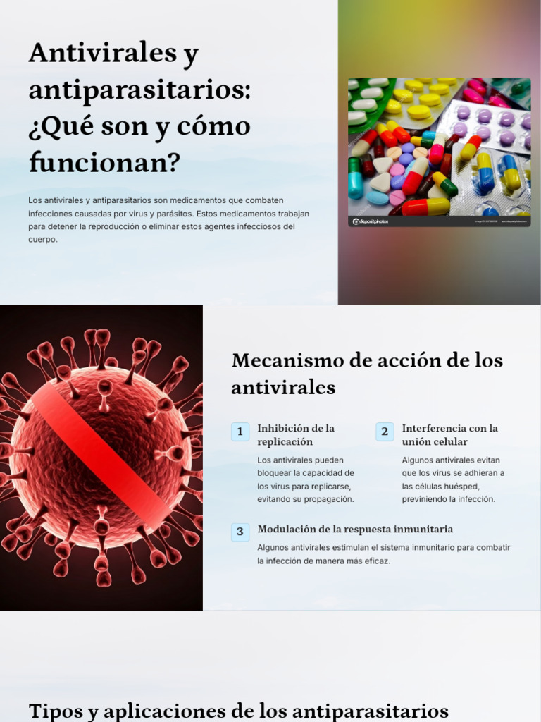 Antivirales y Antiparasitarios: Función y Tipos | PDF | Salud y ...