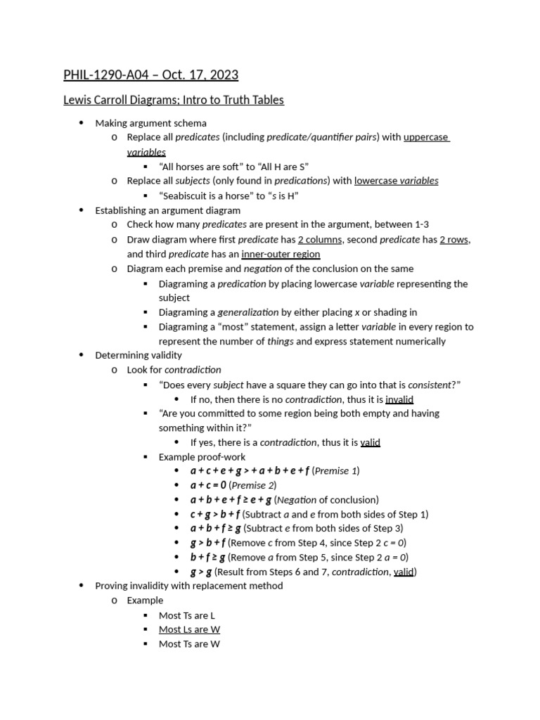 Oct. 17, 2023 | PDF | Mathematical Logic | Syntax (Logic)