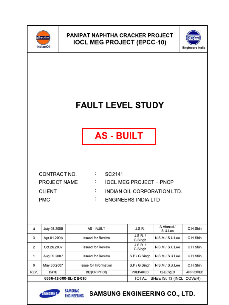 Fault Level Study EIL PNCP | PDF