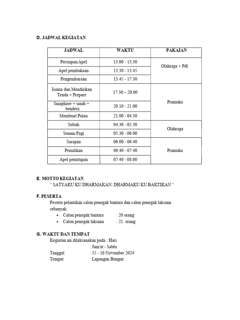 Proposal Caba-Cala 2024-2025 | PDF