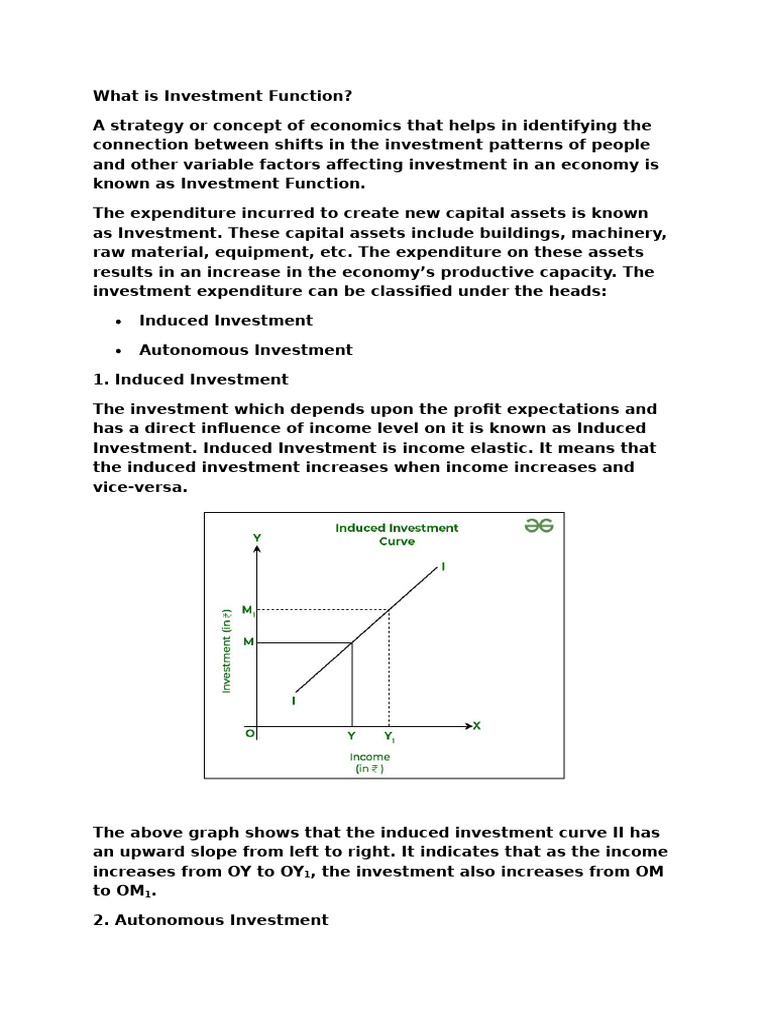 Investment, Saving, Consumption | PDF | Elasticity (Economics) | Interest