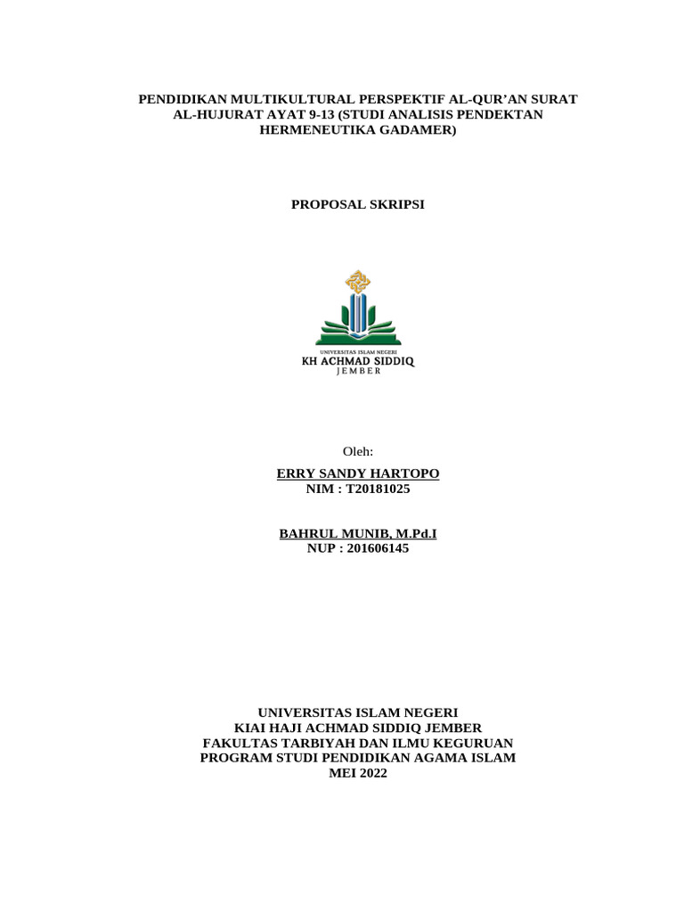 Proposal Penelitian | PDF | Ilmu Sosial | Sains & Matematika