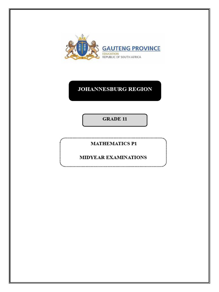 Grade 11 Maths P1 June 2023 Exam | PDF | Asymptote | Applied Mathematics