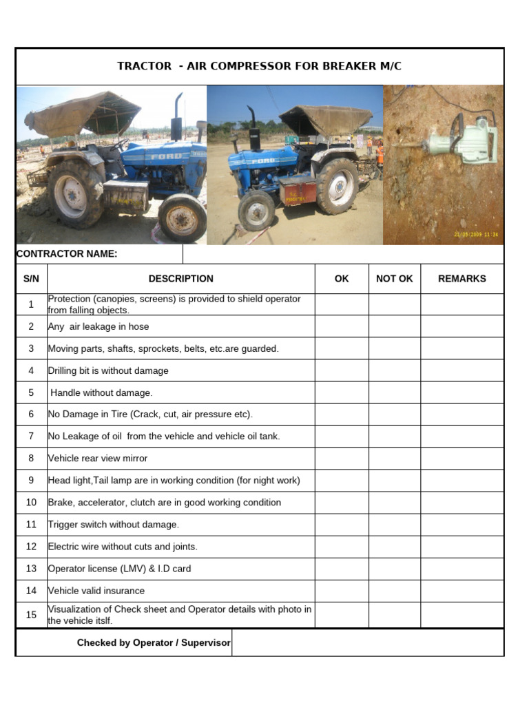 26.tractor Air Compressor | PDF | Technology & Engineering