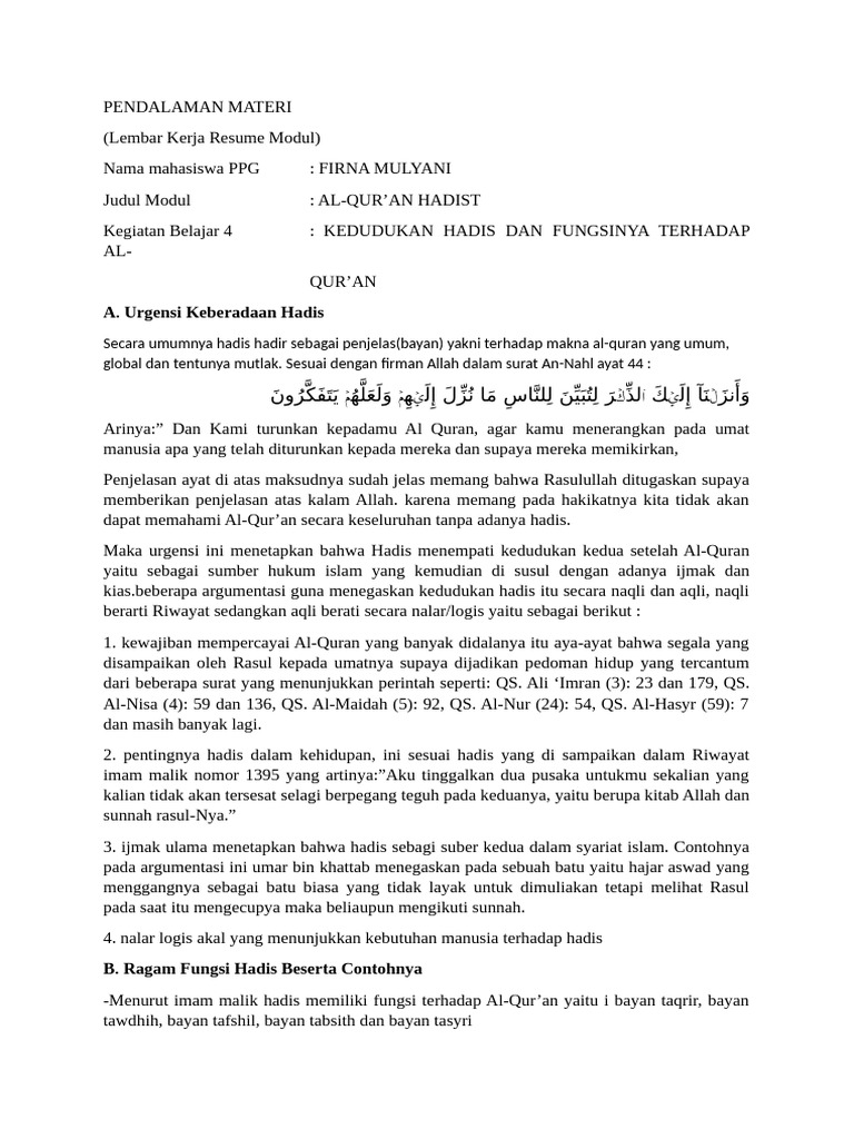 Pendalaman Materi KB 4 Modul 8 | PDF