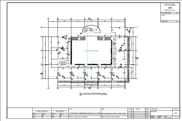 Stac 4th Floor Electrical3-Model | PDF