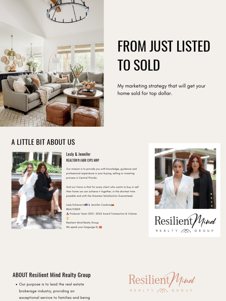 Copia de Listing Presentation PDF | PDF | Prices | Real Estate Appraisal