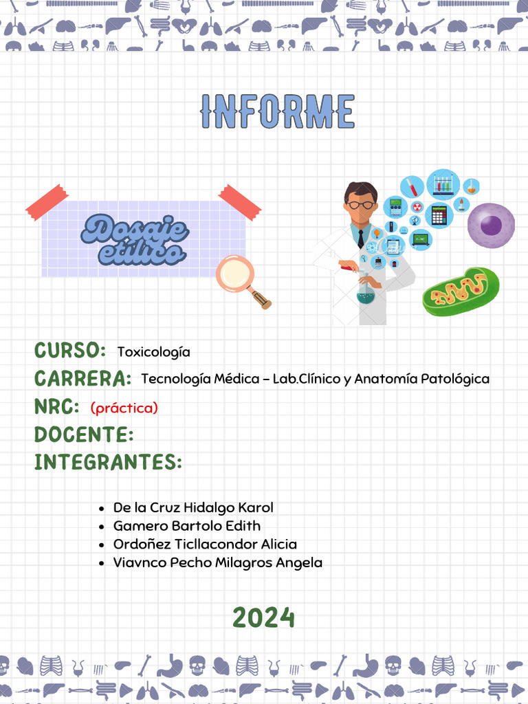 Informe Dosaje Etílico - 20241106 - 215157 - 0000 | PDF | Etanol | Sustancias químicas