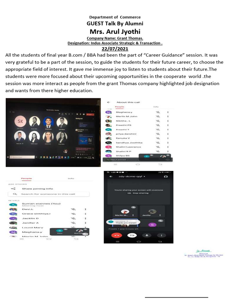 Alumni Report 2020 2021 | PDF