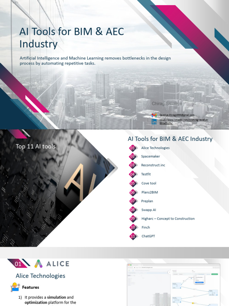 Top 11 Tools for BIM & AEC Industries | PDF | Artificial Intelligence ... Top 11 Tools for BIM & AEC Industries | PDF | Artificial Intelligence ...