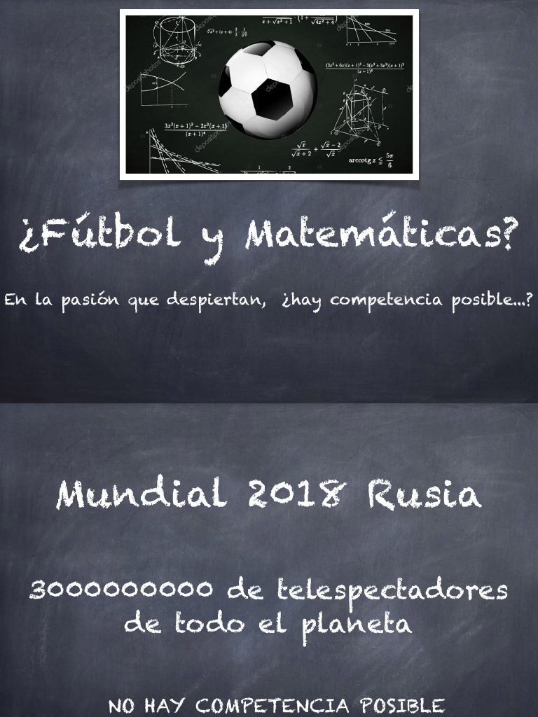 Futbol y Las Matematicas | PDF | Deportes y actividades al aire libre
