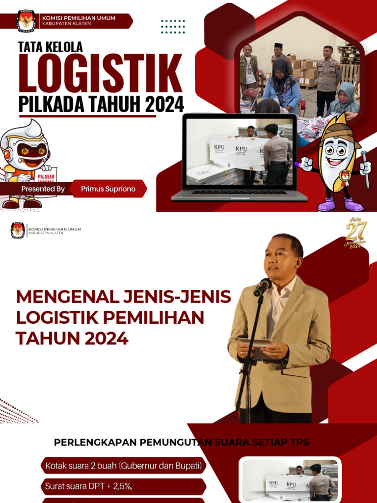 ToT Tata Kelola Logistik Pemilihan 2024 | PDF