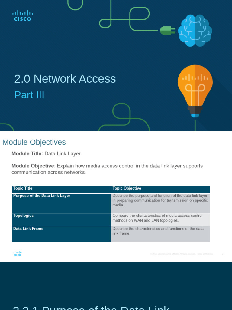 2.0 Network Access Part 3 | PDF | Network Topology | Computer Network
