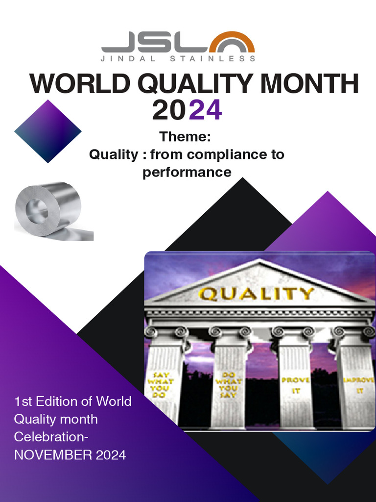 World Quality Month 2024 Celebration Pdf Quality Management Business