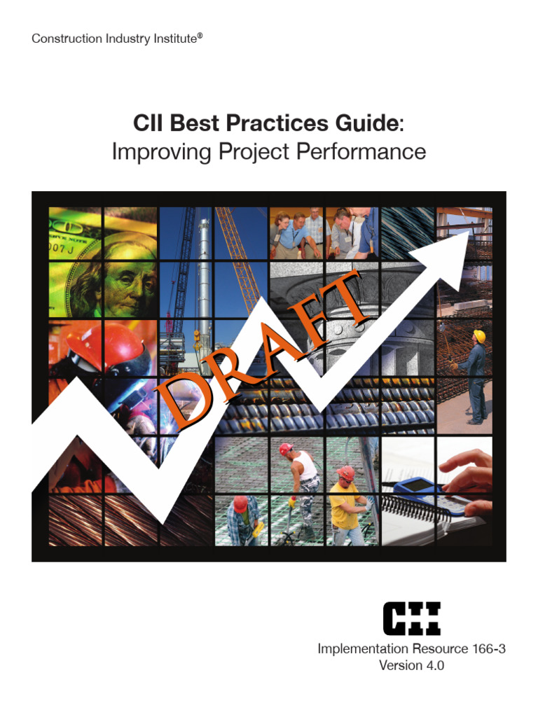CII Best Practices Guide Improving Project Performance | PDF | Benchmarking | Educational Assessment