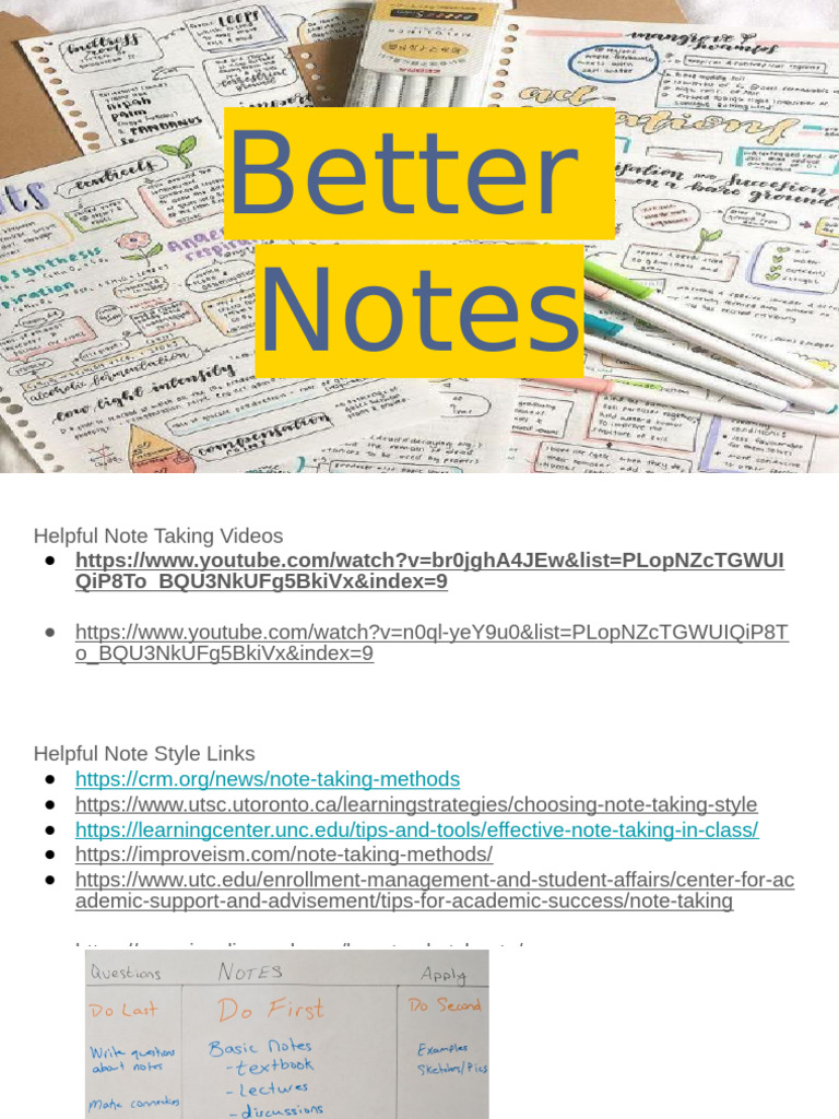 Note Taking | PDF