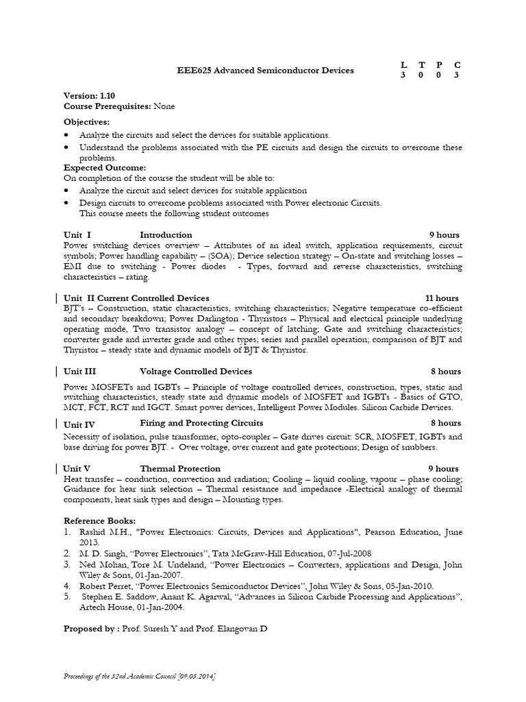 Eee625 Advanced-Semiconductor-Devices TH 1.10 Ac32 | PDF ...