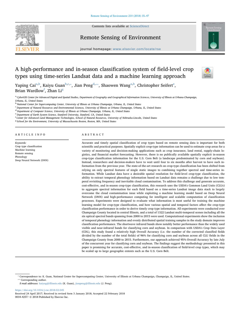 Cai 2018 | PDF | Deep Learning | Artificial Neural Network