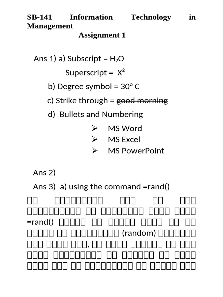 Assignment | PDF