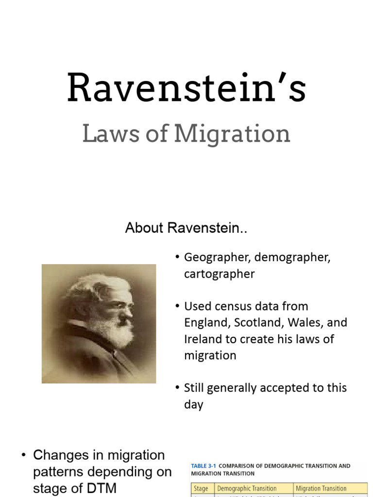 Ravenstein | PDF | Social Science