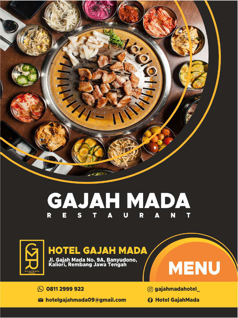 Buku Menu Gajah Mada | PDF