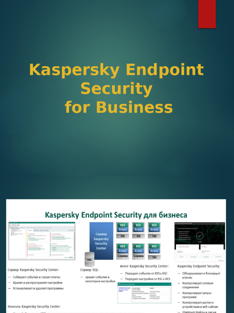 Kaspersky Endpoint Security For Business | PDF